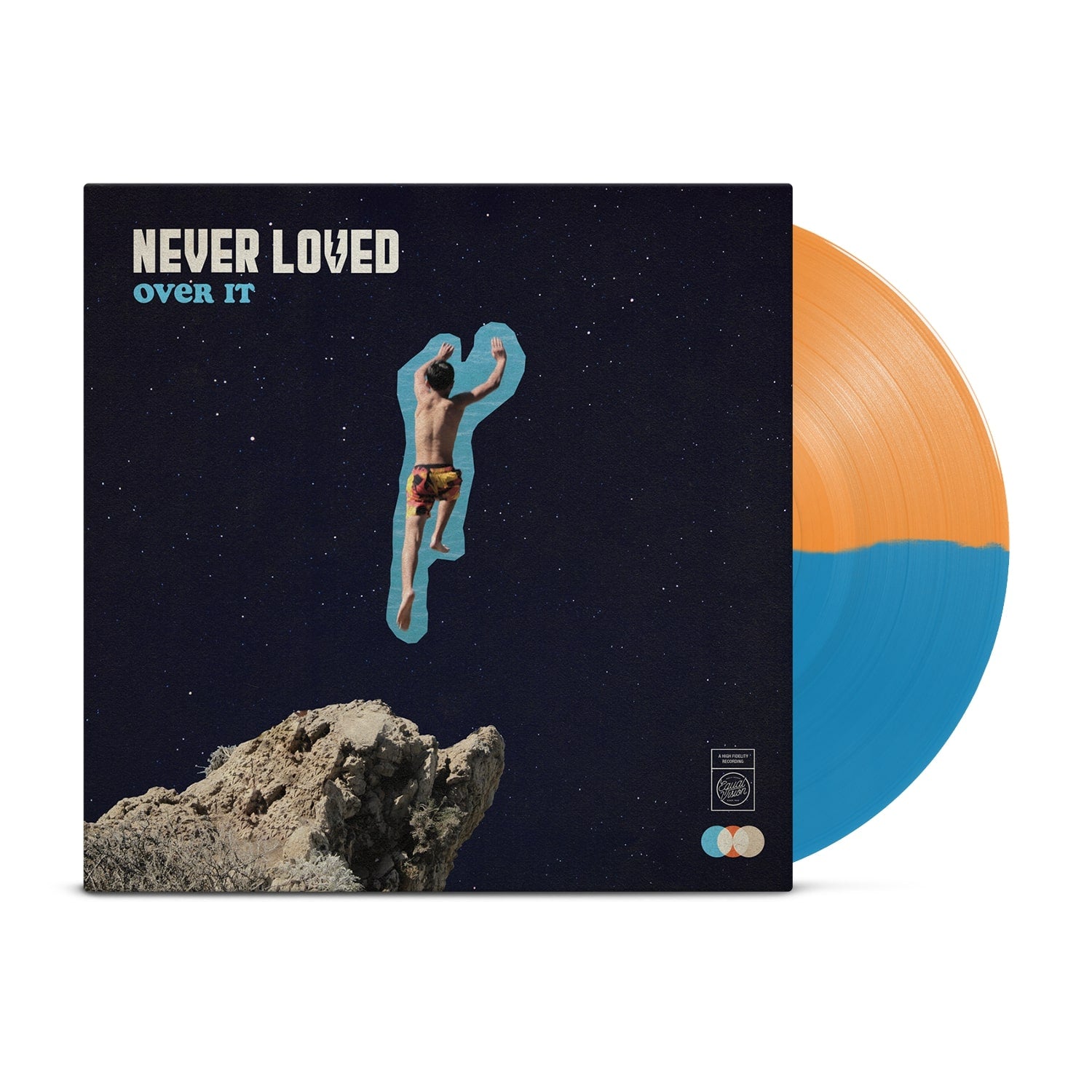 Over It • Half Blue & Half Orange • Limited to 125 – Equal Vision Records