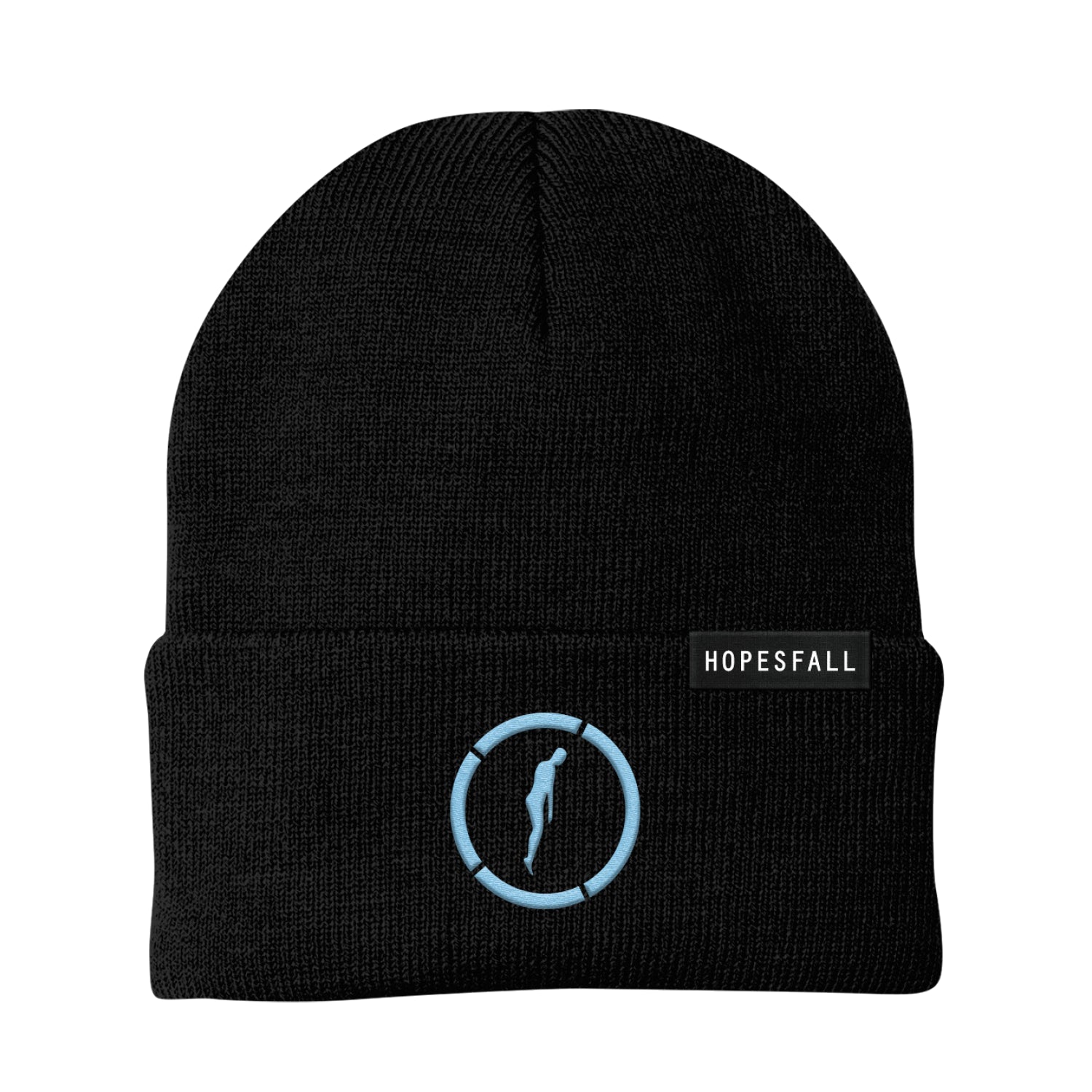 Logo Embroidered W/ Hemtag Black Beanie – Equal Vision Records